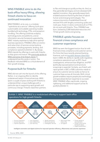 Revolutionizing Fintech Solutions with WNS's FINSIBLE | PDF