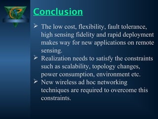 WIRELESS SENSOR NETWORK | PPT