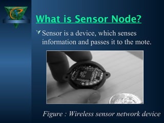 WIRELESS SENSOR NETWORK | PPT