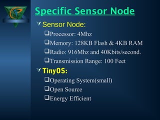 WIRELESS SENSOR NETWORK | PPT