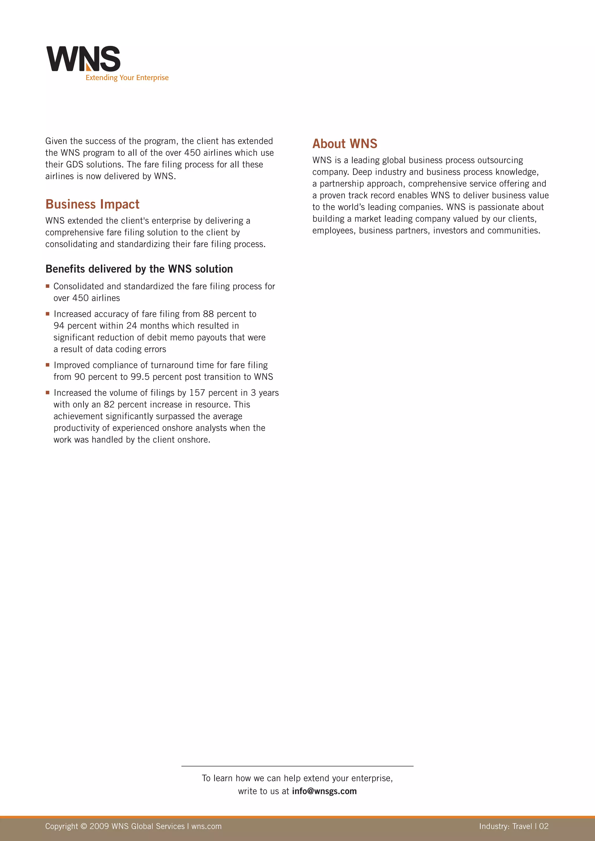 Outsourcing helps a leading Global Distribution System (GDS) of the ...