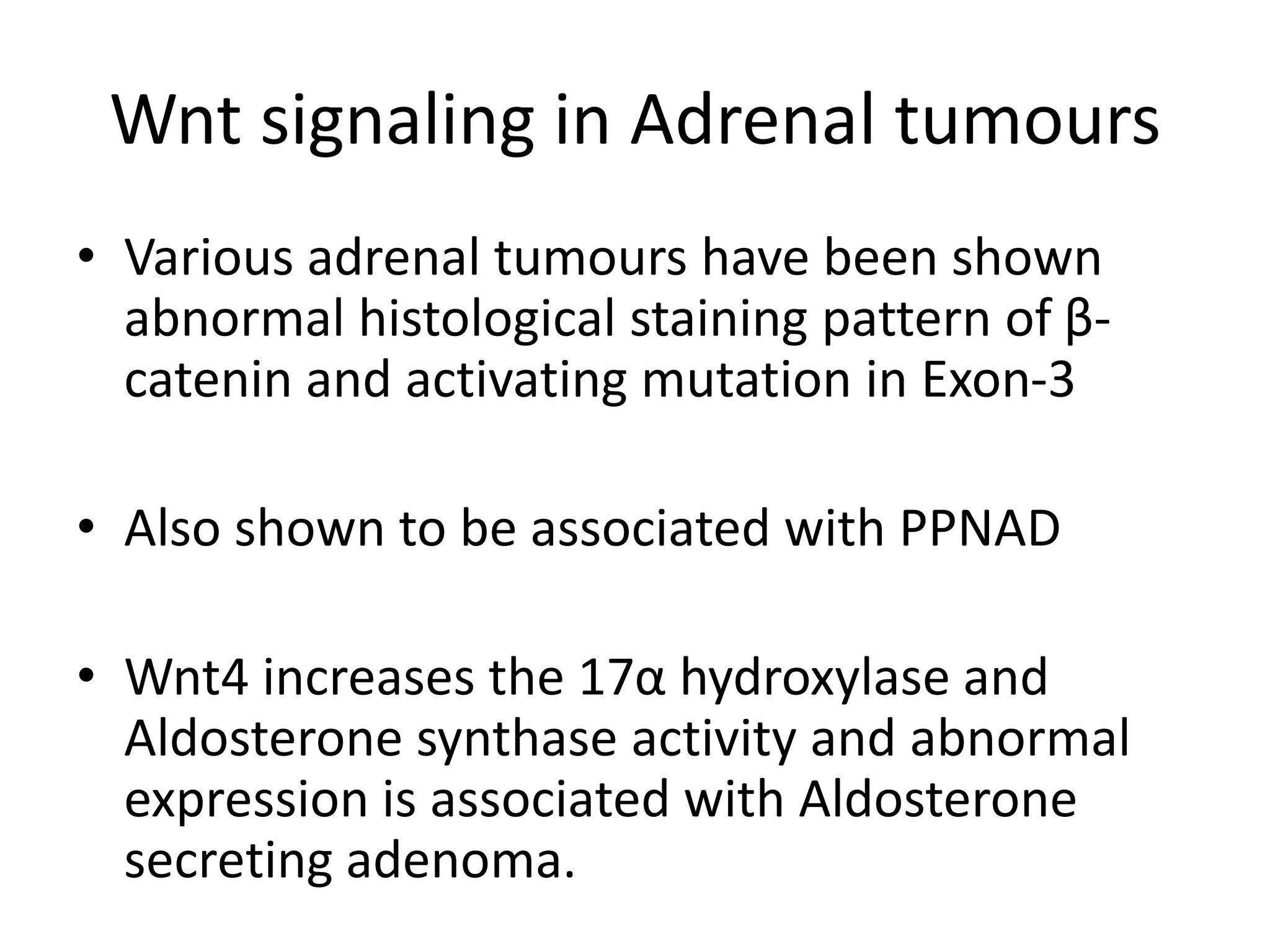 Wnt-Signalling in Endocrinology | PPTX
