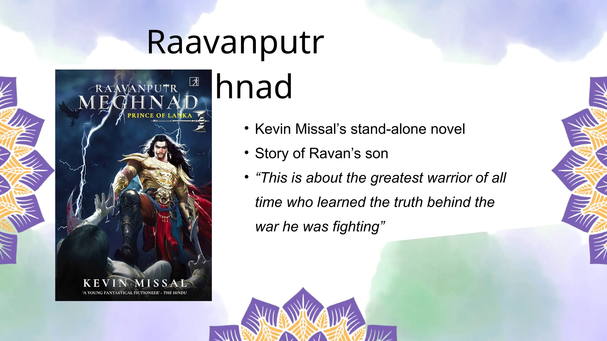 Retellings of Ramayana - Asura, Meghnad, and many more | PPT
