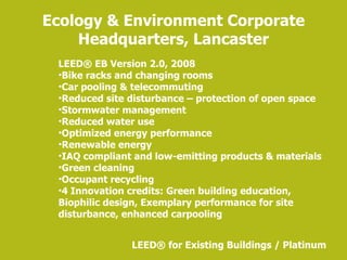 WNY LEED Projects June2010 | PPT