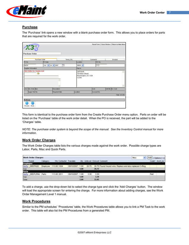 Work Order Basics | PPT