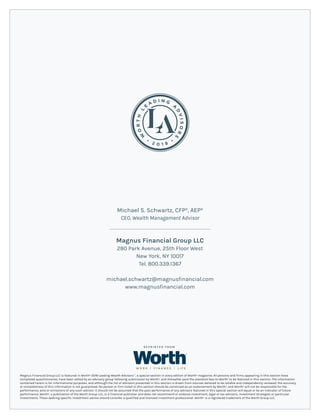 Worth: What should you be mindful of in the current economic cycle? | PDF