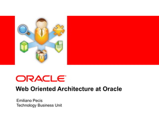 Web Oriented Architecture at Oracle | PPT