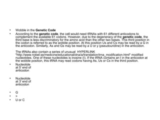 Wobble Code | PPT | Programming Languages | Computing