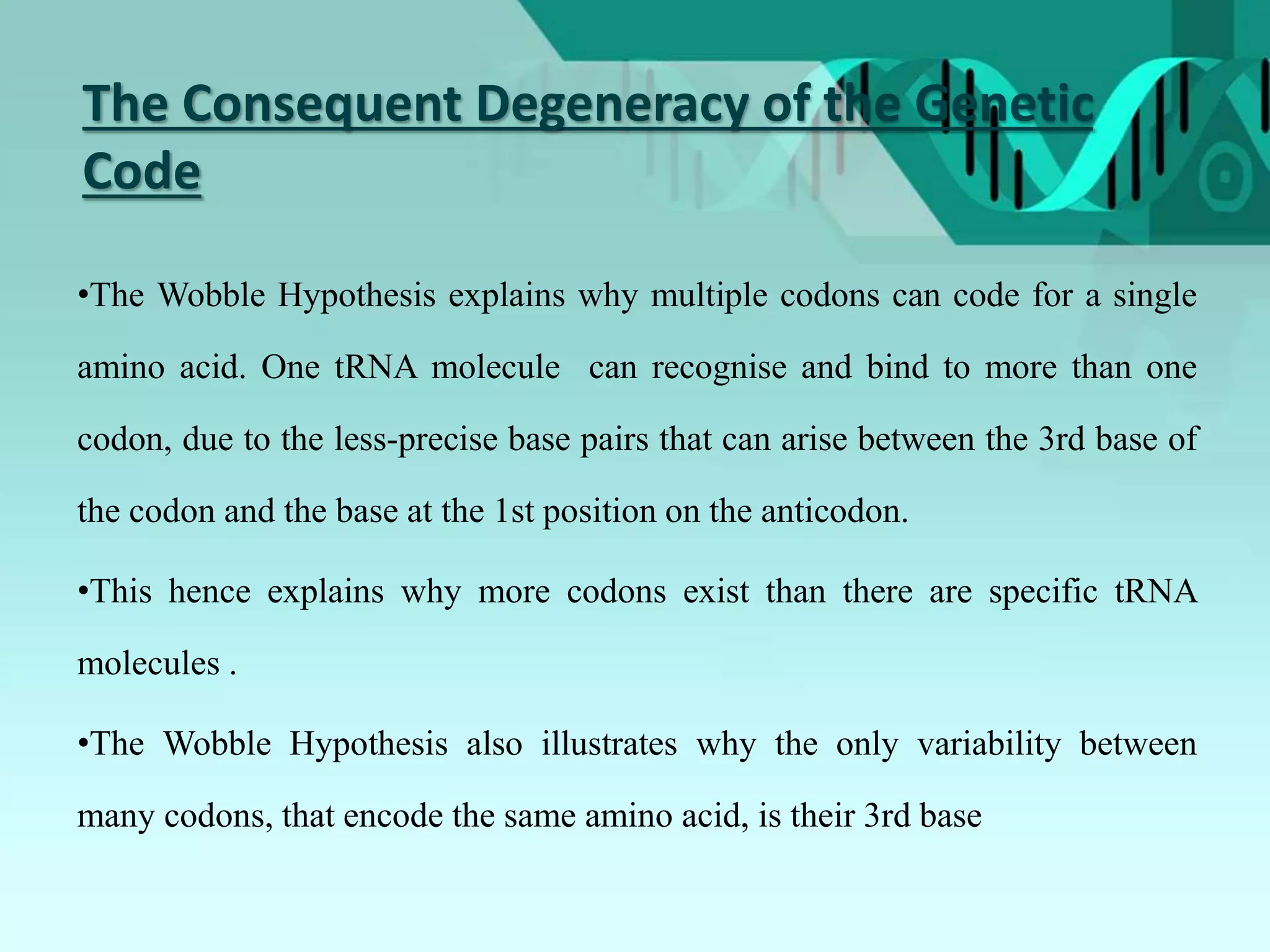 Wobble Hypothesis Ppt