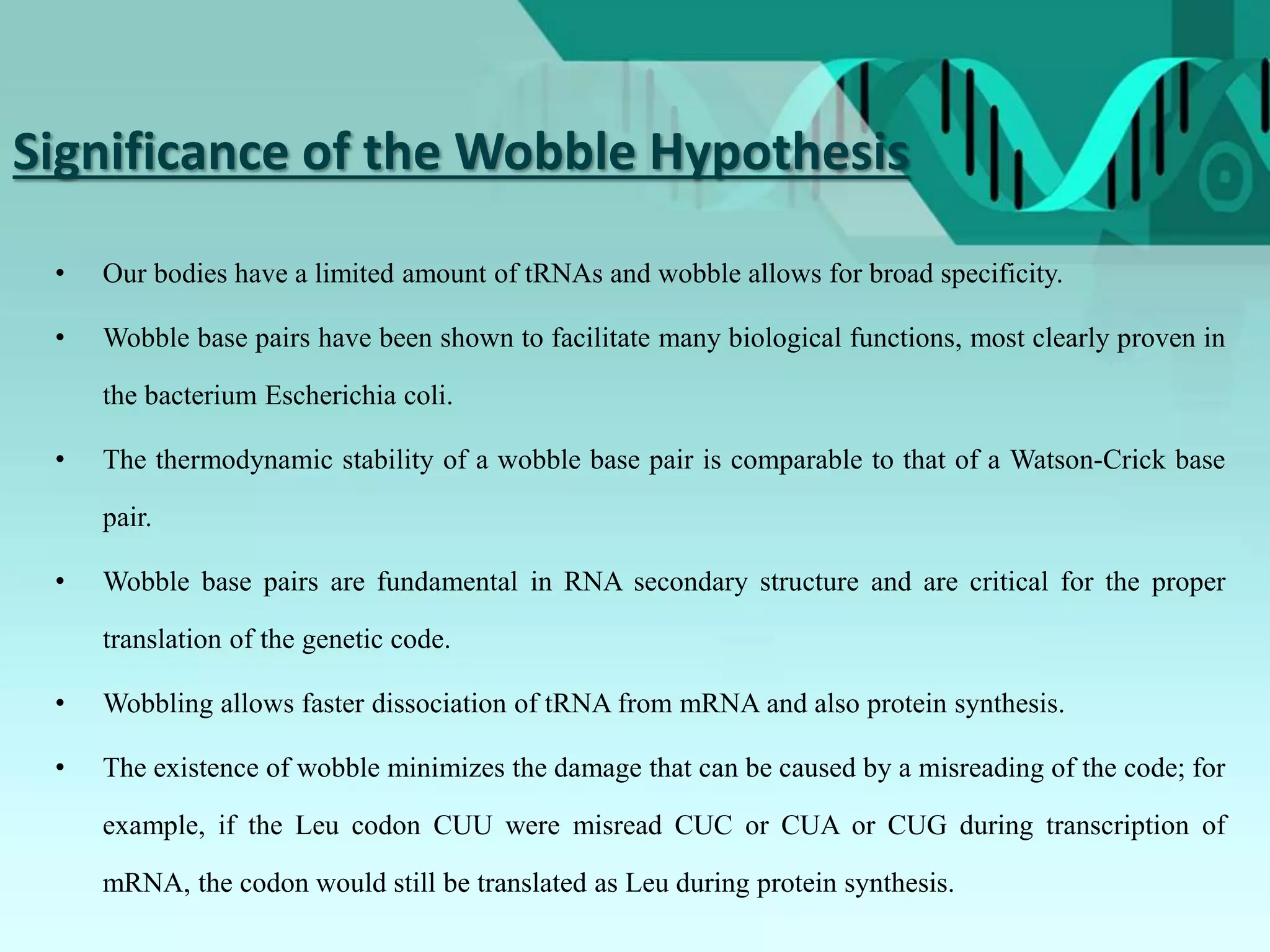 Wobble hypothesis | PPTX | Programming Languages | Computing
