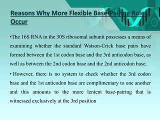 Wobble hypothesis | PPTX