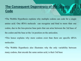Wobble hypothesis | PPTX