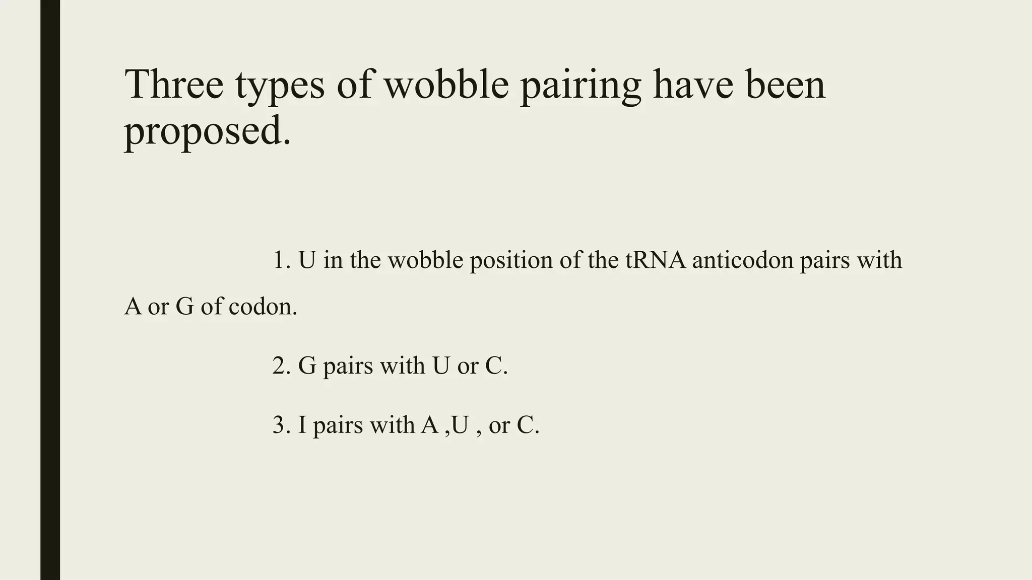 Wobble hypothesis | PPTX