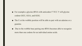 Wobble hypothesis | PPTX