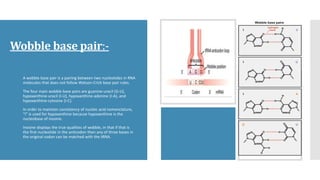 Wobble hypothesis | PPTX