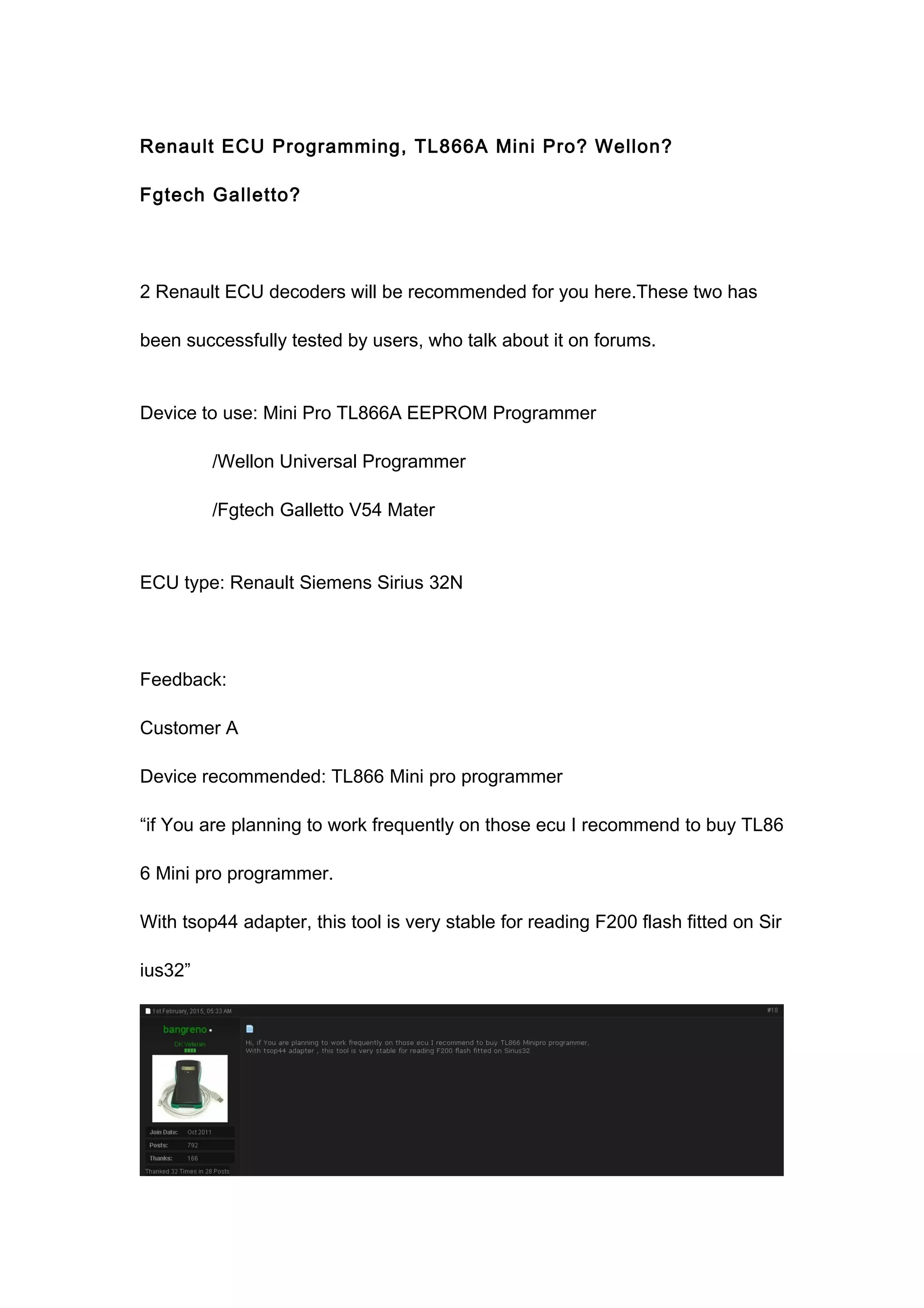 Wobd2 renault ecu programming, tl866 a mini pro wellon fgtech galletto ...