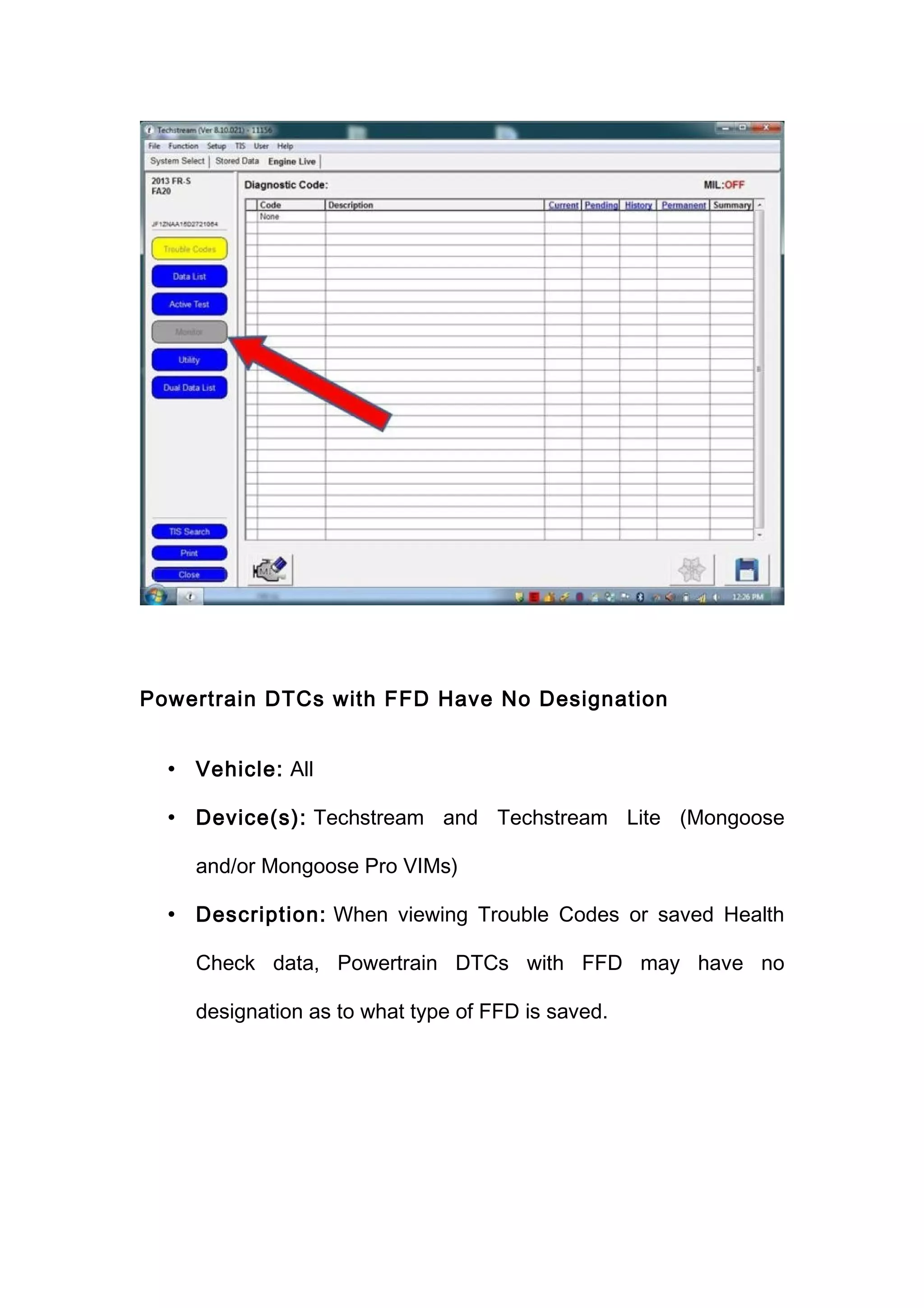 Wobd2 toyoto techstream design limitations (solved) | DOC | Operating ...