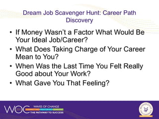 Dream Job Scavenger Hunt! Career Path Discovery | PPTX