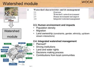 Hanspeter LINIGER "Tools for better SLM knowledge management and informed decision making to ...