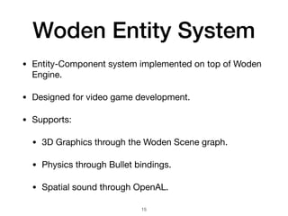 Constructing 3D scenes with Woden Engine | PPT