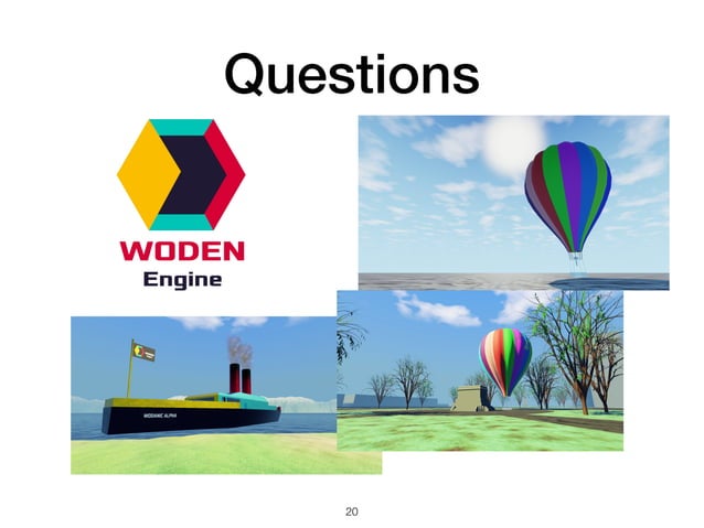 Constructing 3D scenes with Woden Engine | PPT