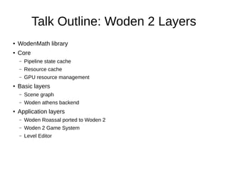 Woden 2: Developing a modern 3D graphics engine in Smalltalk | PDF