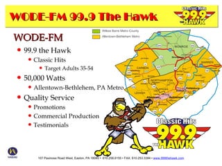 99.9 The Hawk Media Kit | PPT