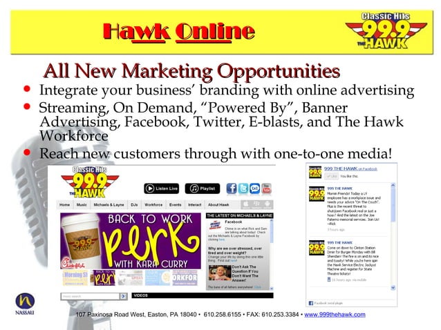 99.9 The Hawk Media Kit | PPT