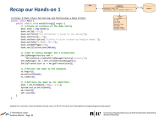 2014 Pre-MSc-IS-3 Persistence Layer | PDF