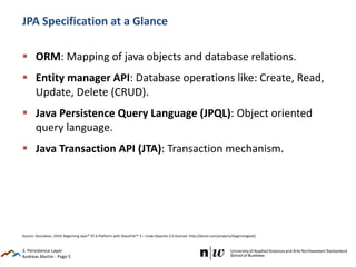 2014 Pre-MSc-IS-3 Persistence Layer | PDF