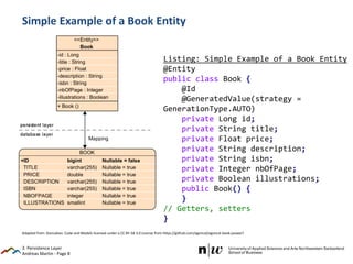 2014 Pre-MSc-IS-3 Persistence Layer | PDF