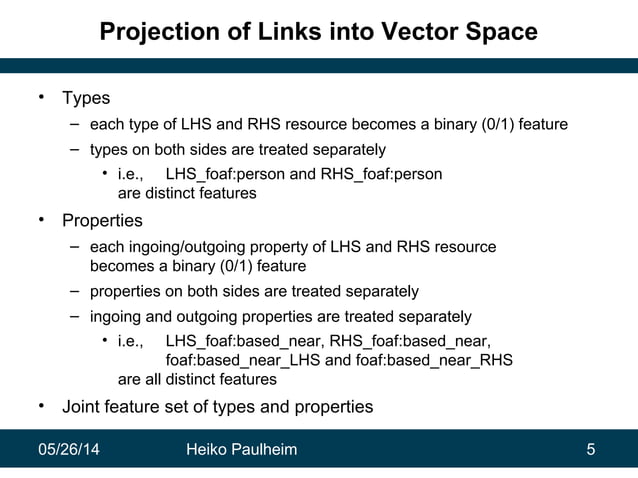 Identifying Wrong Links Between Datasets By Multi Dimensional Outlier Detection Ppt