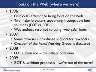 WOFF File Format WOFF Header