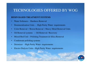 WOG Technologies ppt | PDF | Environmental Services Industry | Industries
