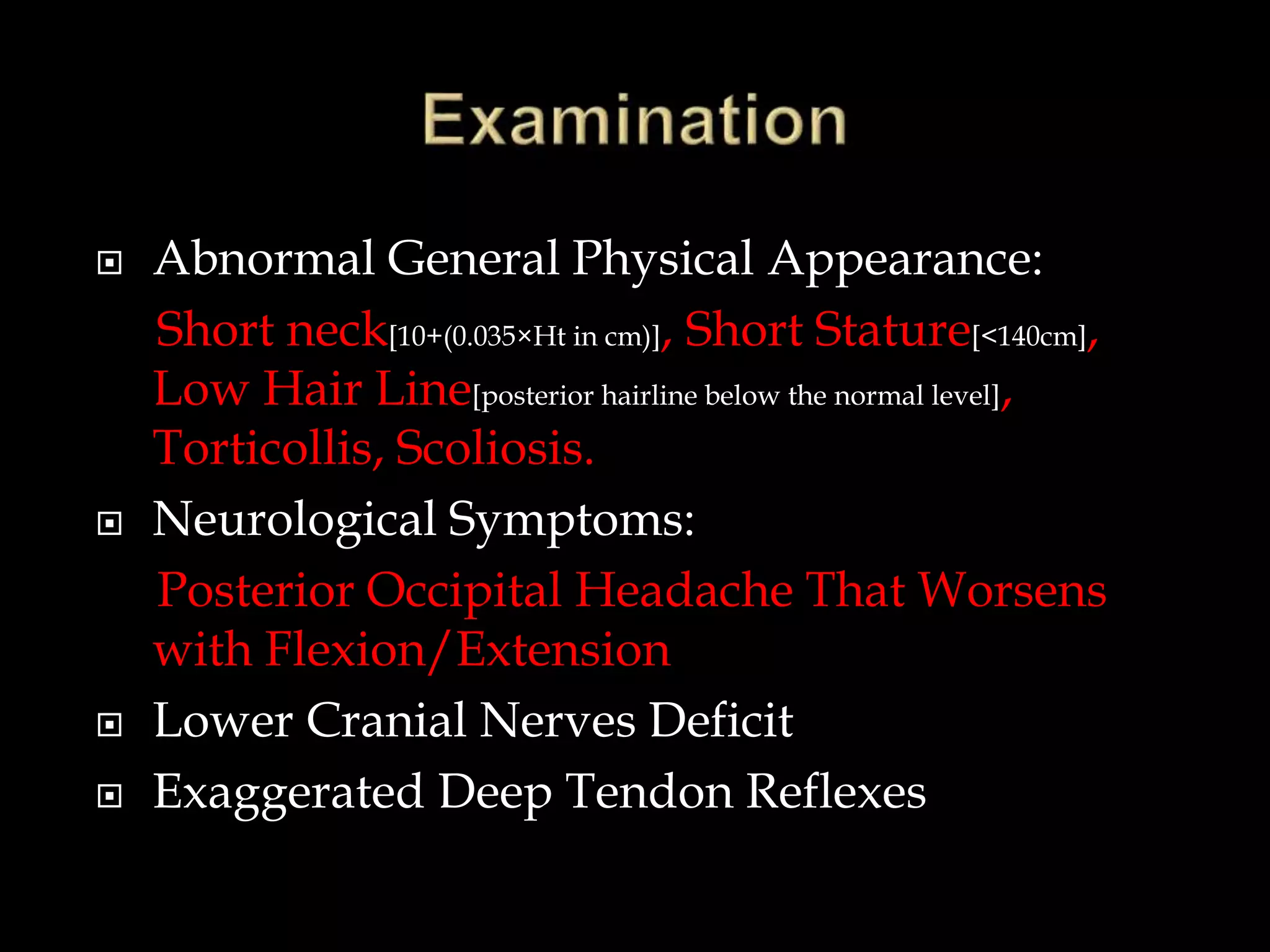 Craniovertebral anomalies | PPTX