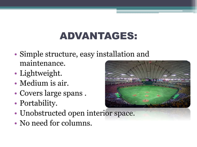 Pneumatic structure | PPTX | Sports