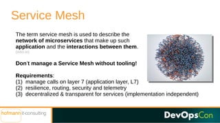 Service Mesh vs. Frameworks: Where to put the resilience? | PPT
