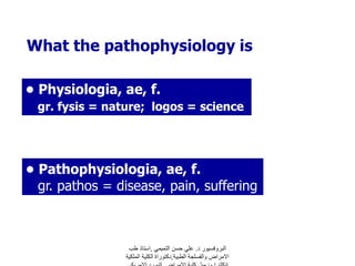 PATHOPHYSIOLOGY Introduction_Professor_Ali_Altimimi | PPTX | Biological ...