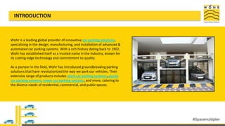 THE TECHNOLOGY BEHIND PUZZLE CAR PARKING SYSTEMS: AN OVERVIEW | PPTX