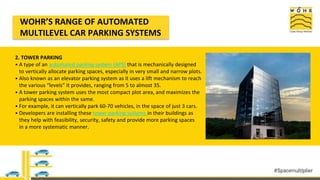 WOHR MULTILEVEL CAR PARKING SYSTEMS | PPT