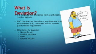 Deviation management new (1) | PPTX