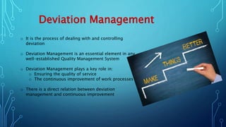 Deviation management new (1) | PPTX