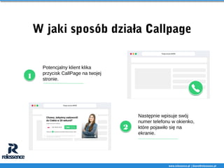Relessence - CallPage | PPT