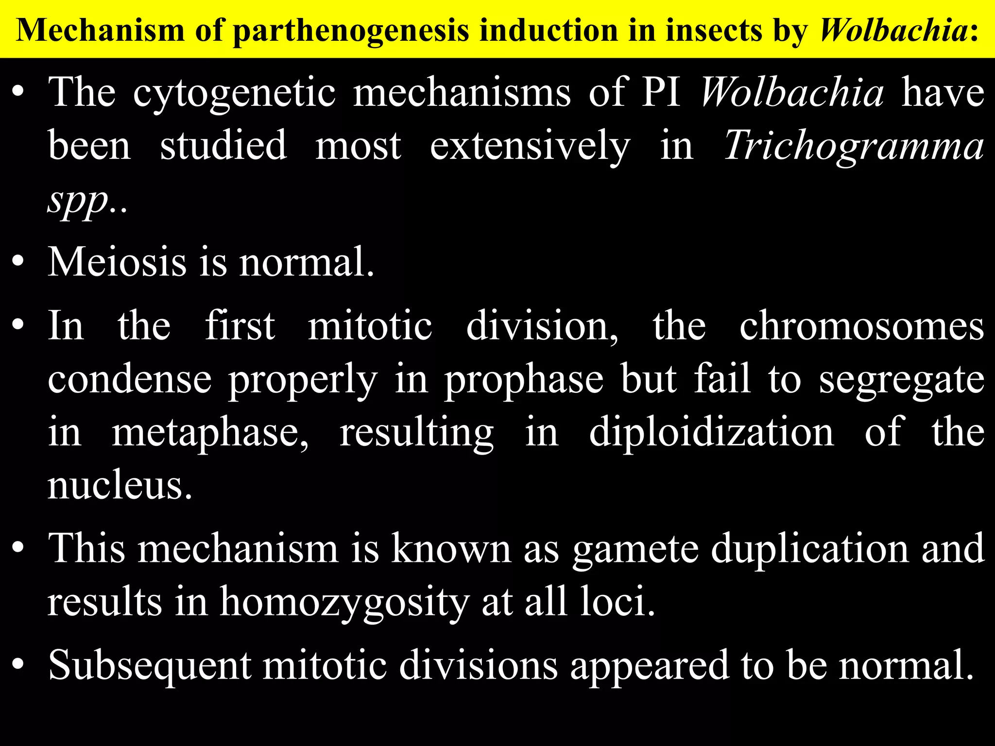 Wolbachia based strategies to control insect pests and disease vectors ...