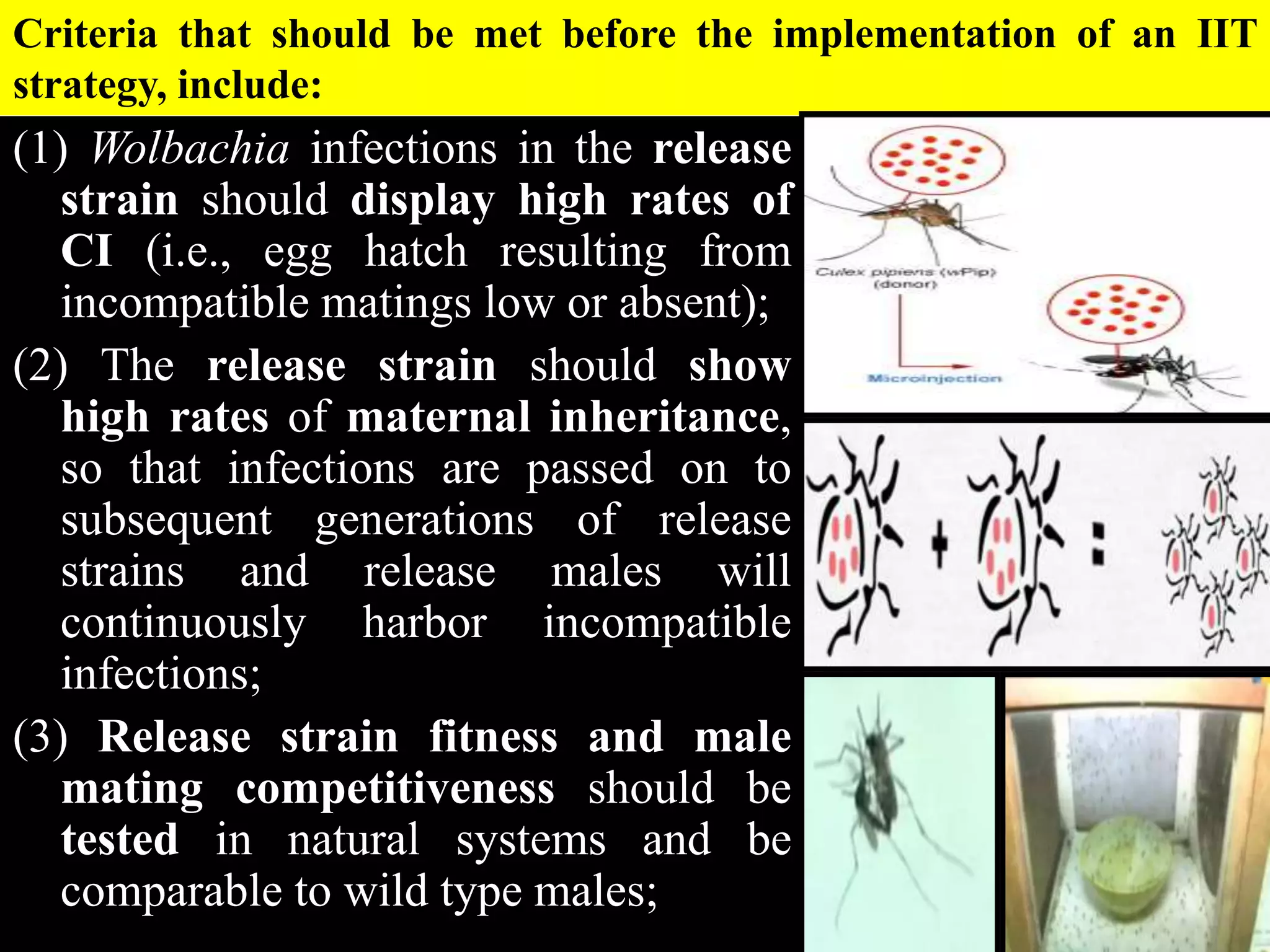 Wolbachia based strategies to control insect pests and disease vectors | PPTX