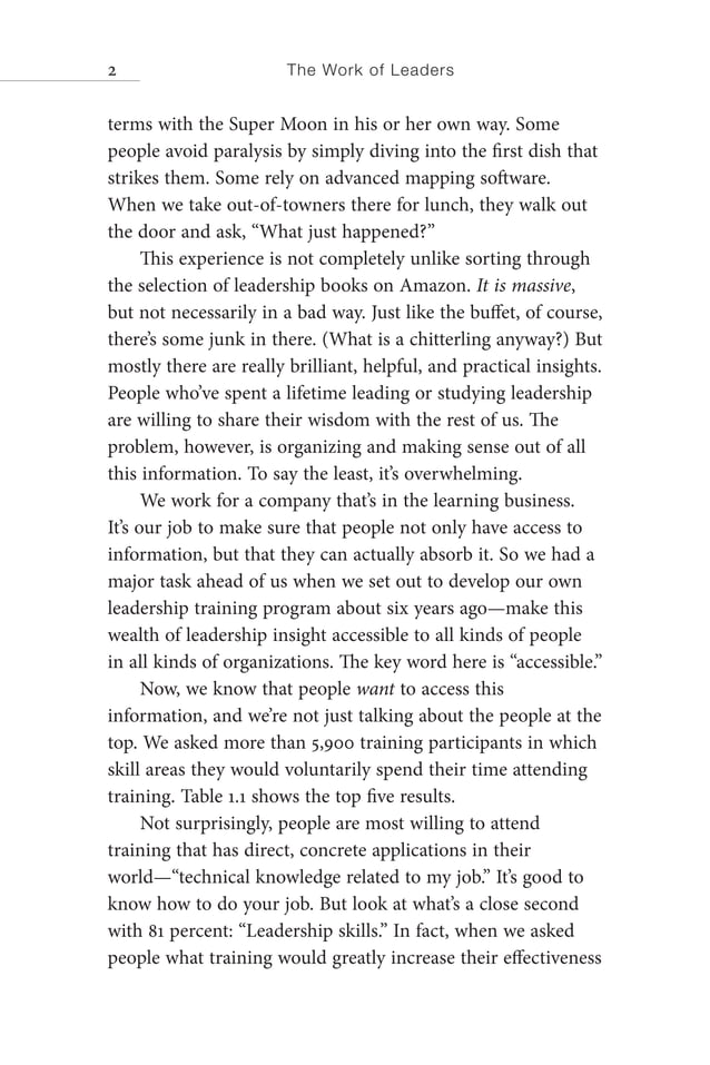 Work of Leaders - Ch. 1 Excerpt | PDF
