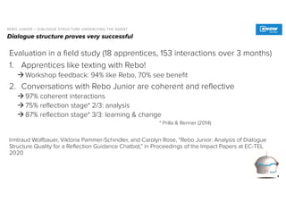 Rebo, the Reflection Guidance Chatbot: Research lab meeting CMU | PPT