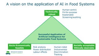 AI for intelligent services in Food Systems | PPTX