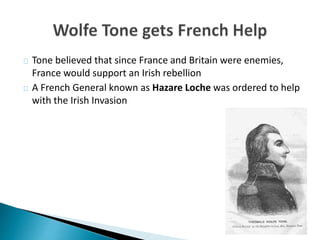 Wolfe tone and the United Irishmen - 1798 | PPTX