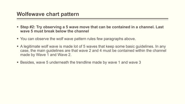 Wolfewave CHART pattern.pptx | Stocks and Bonds | Personal Investing